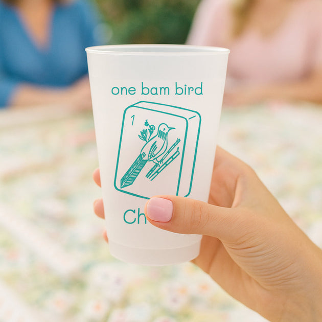 One Bam Bird Frosted Cups