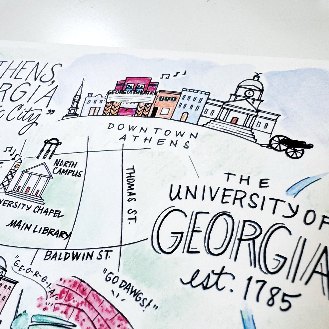 Uga Campus Map Printable Maps
