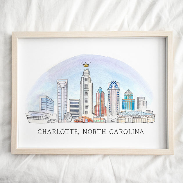 Charlotte, North Carolina Art Print
