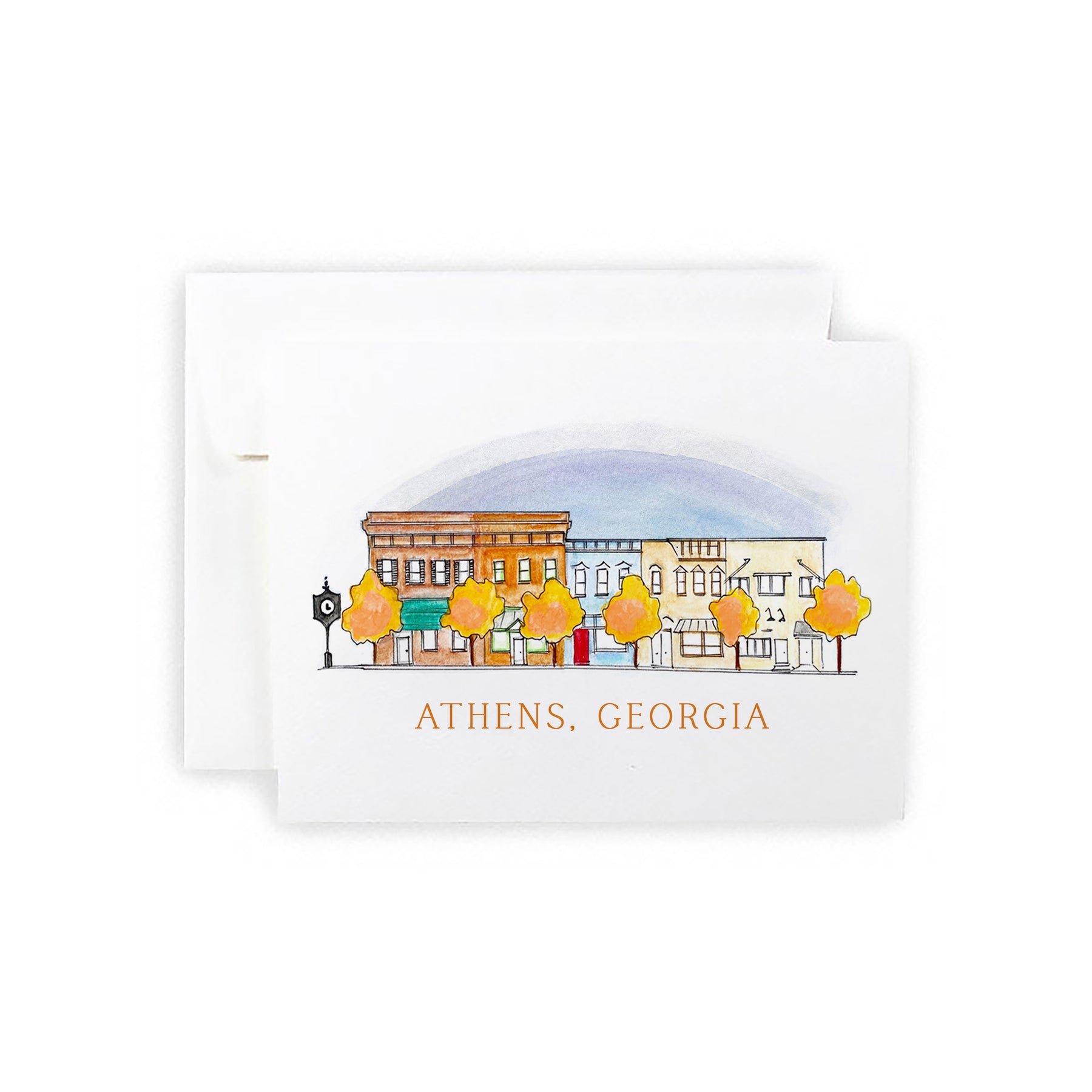 Athens, Georgia Autumn Greeting Card