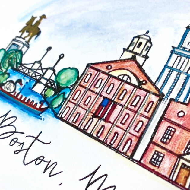 Boston, Massachusetts Art Print
